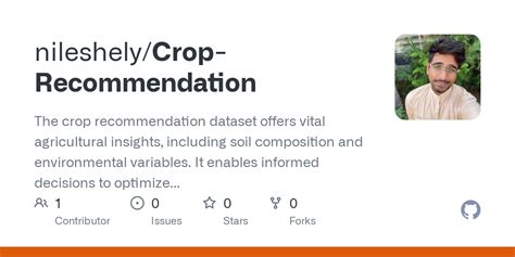 GitHub Nileshely Crop Recommendation The Crop Recommendation Dataset Offers Vital