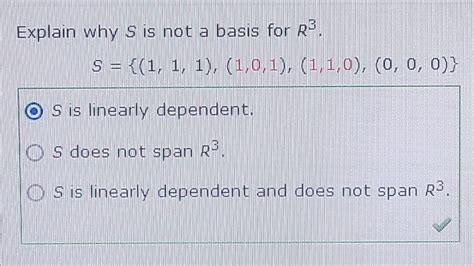 Linear Algebra How Is This Set Linearly Dependent Rhomeworkhelp
