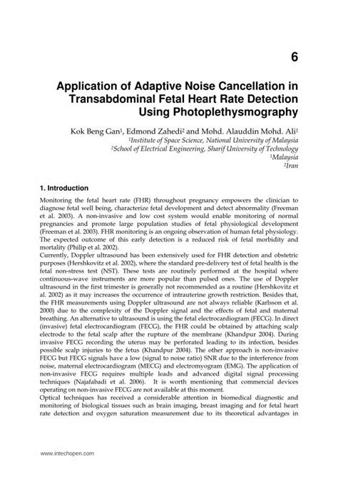 pdf application of adaptive noise cancellation in €¦ · 2008 it is shown that the rls