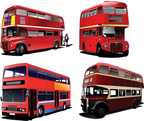 Buses Vector Vectors Free Download Graphic Art Designs