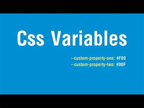 فيديو Arabic CSS Lessons How To Use CSS Variables Custom Properties