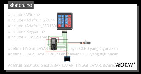 Smart Security Eko Sidik Nurkholis 2170231051 B1 Wokwi ESP32 STM32 Arduino Simulator