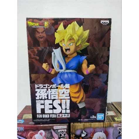 『小時候』七龍珠 金證 悟空 小悟空 Fes 其之十六 盒損 全新未拆 蝦皮購物