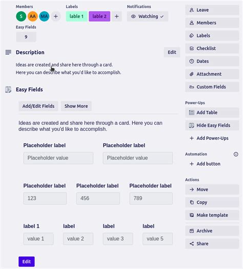 Easy Fields Customize Cards Your Way Free Power Up Trello