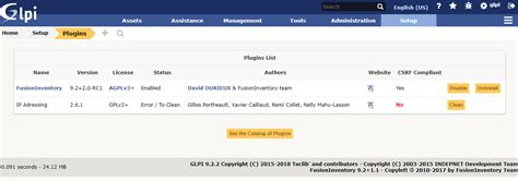 Plugin On GLPI Can Not Plugin Issue PluginsGLPI Addressing GitHub