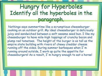 Hyperbole Powerpoint By Mrs Gennaro TPT
