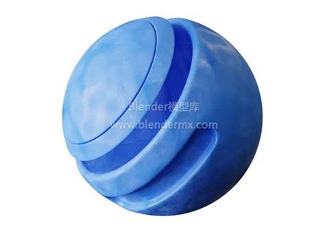 Blender划痕黑色塑料材质球纹理贴图下载 Blender模型库