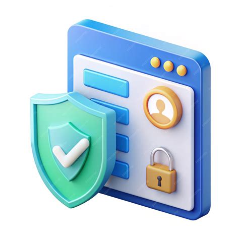 Premium Photo 3d Correct Password Personal Data Protection On The