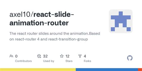 GitHub Axel React Slide Animation Router The React Router Slides Around The Animation Based