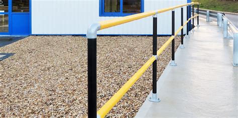 50mm Sleeved Steel Handrail System Gradus Contract Interior Solutions