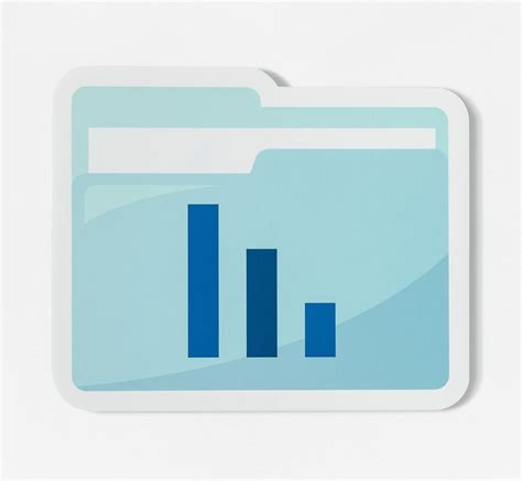 Business Analysis Report Folder Icon Premium Psd Rawpixel