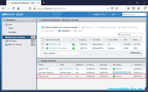 Put The Vmware Esxi 6 7 Server In Maintenance And Manage The Automatic Shutdown And Startup Of