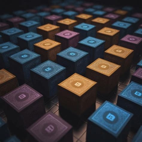 Blockchain Technology Illustration Premium Ai Generated Image