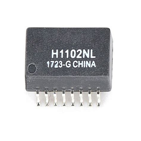 16pin 10 100 Base T Single Port Isolated Lan Magnetic H1102nl Transformer Alternatives Tg110