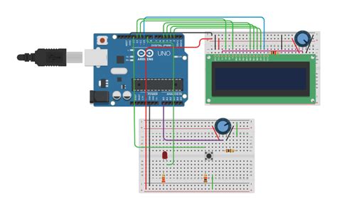 Circuit Design Humidity Sensor Tinkercad