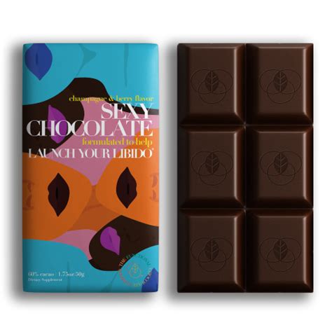 The Functional Chocolate Company Champagne And Berry Sexy Chocolate Dietary Supplement 175 Oz