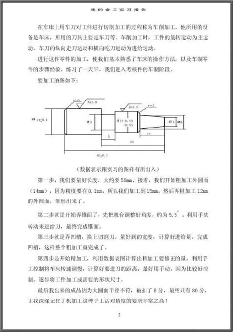 金工实习报告数控车床八篇 范文118