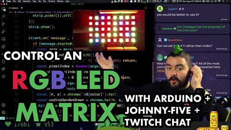 Control An 🤖 Arduino Rgb Led Matrix ️💚💙 With Nodejs Johnny Five