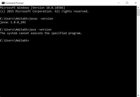 Windows Javasystem Cannot Execute The Specified Program Stack Overflow