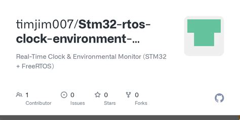Github Timjim007stm32 Rtos Clock Environment Monitor Real Time Github Timjim007stm32 Rtos Clock Environment Monitor Real Time
