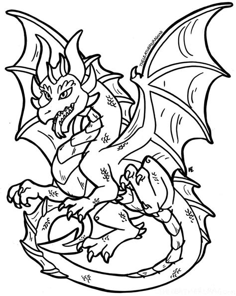 Color Me Dragon 1 By Theleatherdragoni On Deviantart