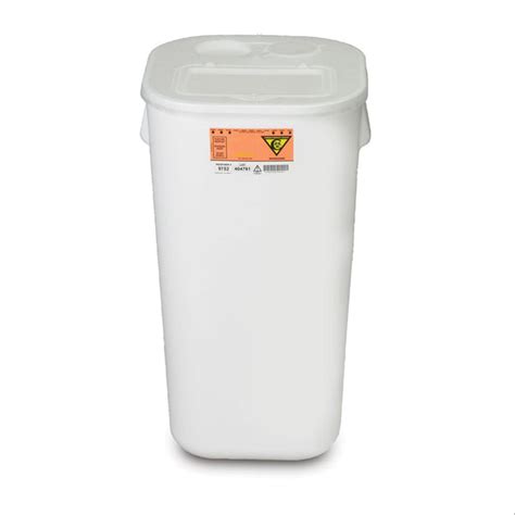 Chemo Stackable Sharps Container 1qt 12 Pk