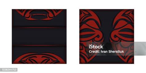 텍스트와 정치가 스타일의 패턴의 얼굴이 있는 초대장을 디자인합니다 신들의 가면이 달린 블랙 컬러 엽서 디자인 고대의에 대한 스톡 벡터 아트 및 기타 이미지 Istock