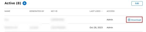 creating an app store connect api key