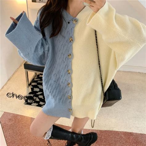 Женский трикотажный кардиган с круглым вырезом длинным рукавом АлиЭкспресс Ropa Ropa De