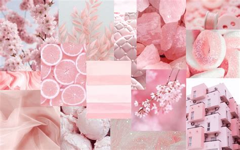 Pink Random Aesthetic Collage Wallpaper Aesthetic By Sadknights
