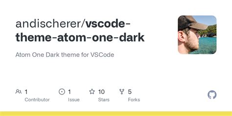 GitHub Andischerer Vscode Theme Atom One Dark Atom One Dark Theme For VSCode