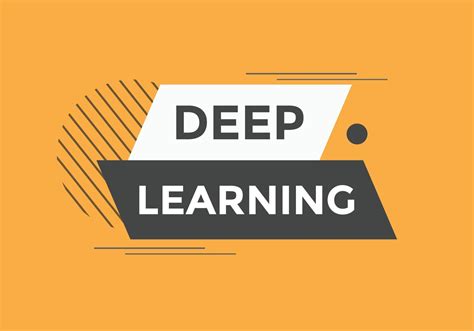 deep learning text button deep learning speech bubble deep learning
