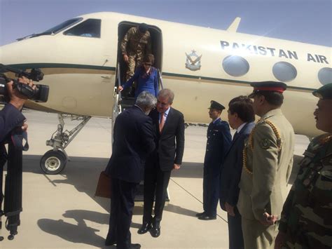 Fm Qureshi Reaches Kabul On One Day Visit