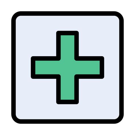 Hospital Vector Stall Lineal Color Icon