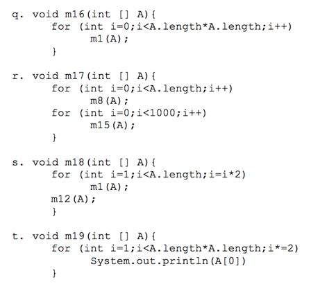 solved void m16 int [] a { for int i 0 i