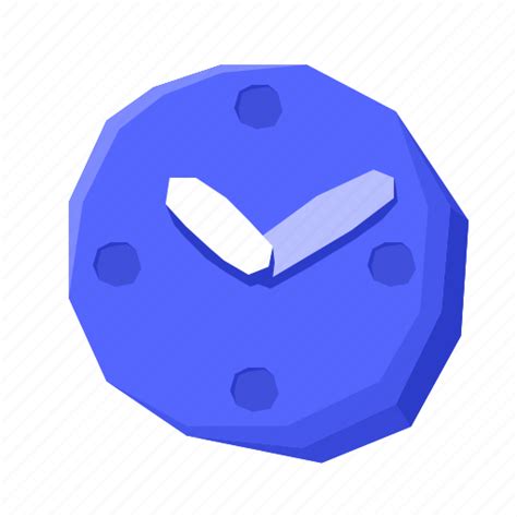 Time Clock Date 3d Vector Lowpoly Icon Download On Iconfinder