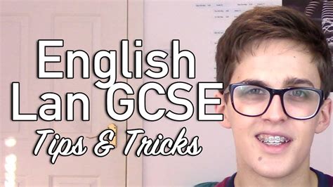 ENGLISH LANGUAGE GCSE TIPS TRICKS How To Revise For English