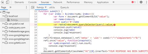 Javascript Error In Getting Value From Input Radio Button Stack