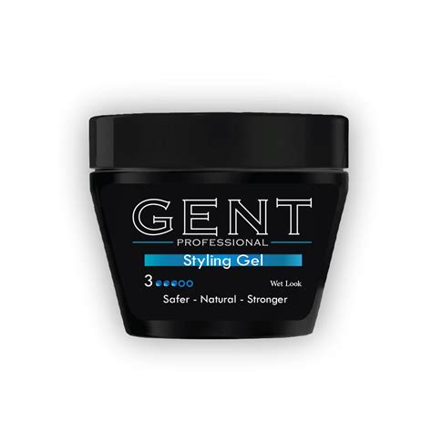 Gent Styling Gel Wet Look 500ml Light Hold Styling Gel