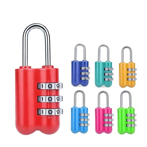 3 Digit Combinations Padlock The Safe Cipher Lock Resettable Code Lock