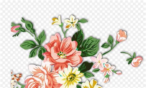 手绘花朵PNG图片素材下载 图片编号10040869 PNG素材网