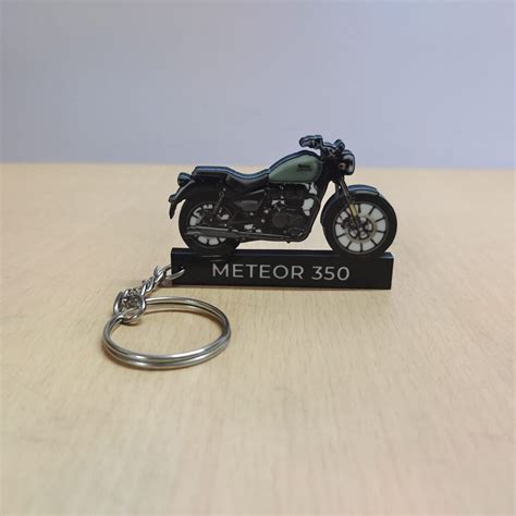 Best Re Meteor 350 Fireball Matt Green Keychain Tredzo