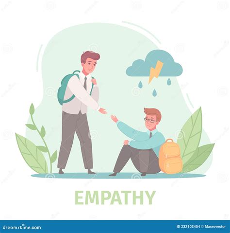 Empathy Characters Icon Set Vector Illustration