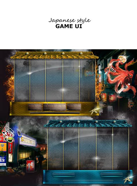 Game UI Elements On Behance