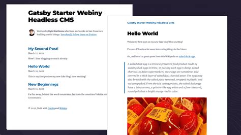 Using Webiny Headless Cms With Our New Starter Kits For Gatsby And Nextjs Webiny