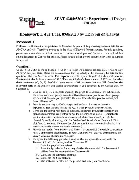 homework 2 hw2 1 stat 4204 5204g experimental design fall 2020
