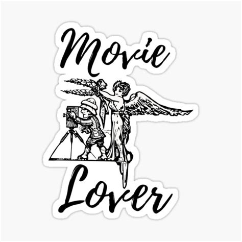 Movie Lover Filming Movie Sticker For Sale By Sierramickey Redbubble