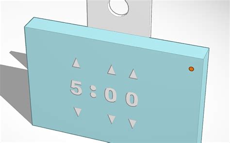 3d Design Shower Timer Tinkercad