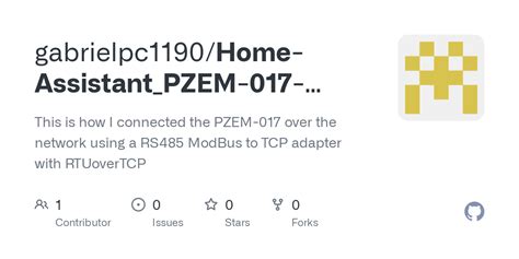 Github Gabrielpc Home Assistant Pzem Modbus Rtuovertcp Usr Dr This Is How I