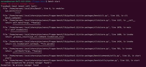 I Have This Issue While Trying To Start Frappe On Ubuntu Specifically